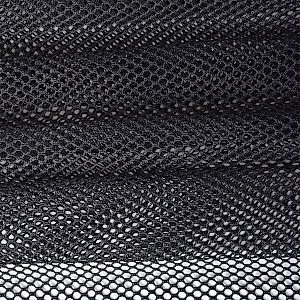 40x59 INCH Black Mesh Fabric, Nylon Netting Fabric for Sewing, Backpack Pocket, Mesh Bag, Netting Clothes