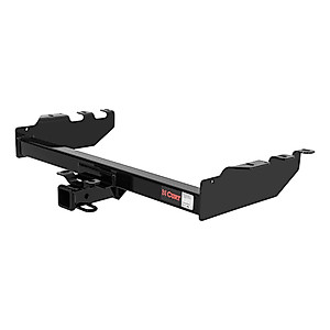 CURT 13332 Class 3 Trailer Hitch, 2-Inch Receiver, Square Tube Frame, Compatible with Select Chevrolet Silverado, GMC Sierra 1500, 2500 , Black
