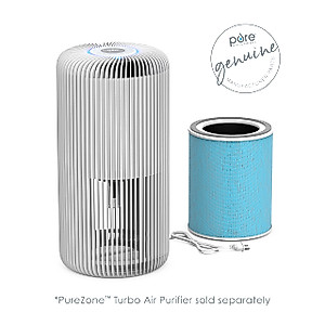 Pure Enrichment® Genuine 4-in-1 True HEPA Replacement Air Filter for the PureZone™ Turbo Air Purifier (PEAIRCYL)
