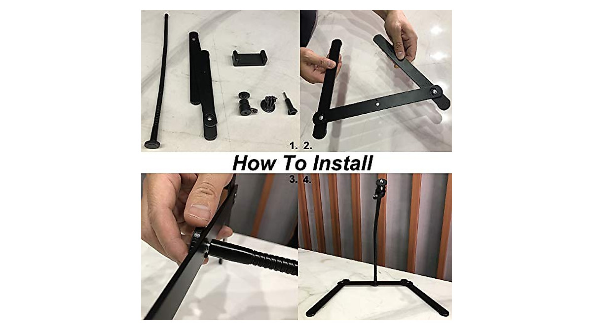 Adjustable Pico Projector Stand for Live Streaming & Demos