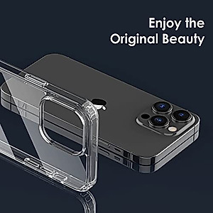 Shamo's Crystal Clear iPhone 14 Pro Case - Slim, Lightweight, and Durable Clear Acrylic Material for Enhanced Protection and Style - Easy to Install and Remove - Compatible with Wireless Charging