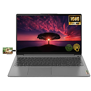 New Lenovo IdeaPad 3 Business Laptop, 15.6" FHD Touchscreen, Core i5-1135G7(Beat i7-1065G7), Windows 10 Pro, 12GB RAM 512GB SSD, 32GB Tela USB Card