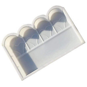 GANAZONO Cement Molds Fence Plastic Mold Concrete Brick Outdoor Cement Mould