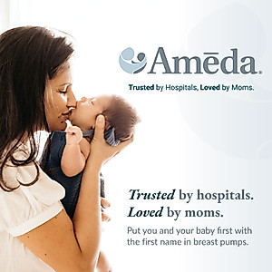 Ameda Silicone Diaphragms Clear 2 Count, Replacement Diaphragms Compatible with Ameda Breast Pumps and Ameda HygieniKits, Maintain Pump Performance, BPA Free DEHP Free