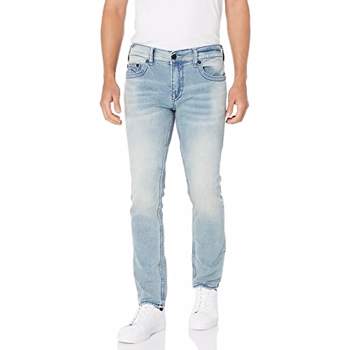 True Religion Men's Rocco Nf Big Qt, Beacon Light Wash, 33