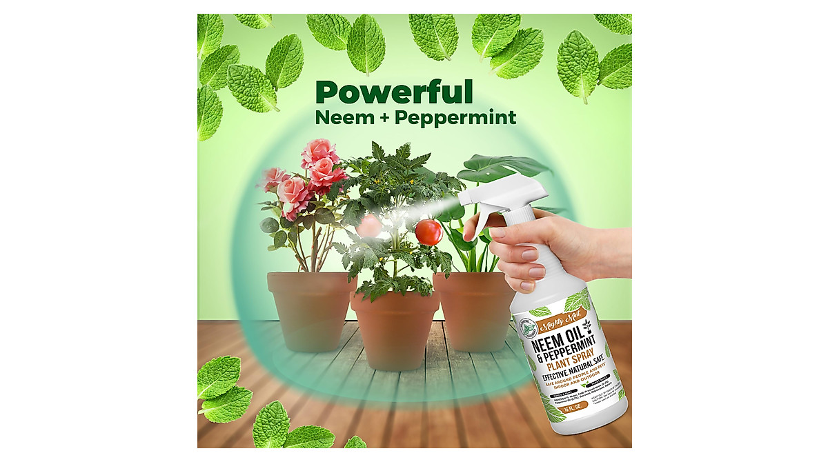 Mighty Mint Neem Oil & Peppermint Plant Spray - 16oz