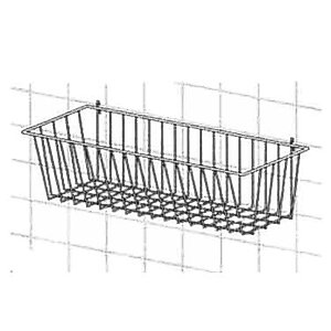 Metro - H210C - 17 3/8 in x 7 1/2 in Silver Wire Storage Basket