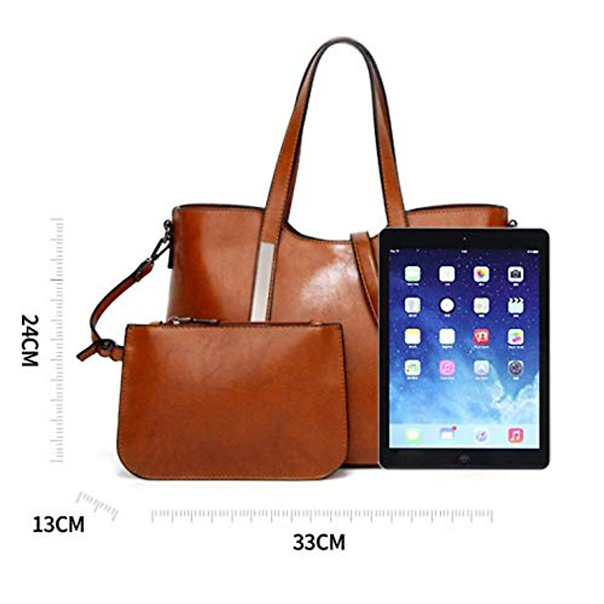 Women Handbag Satchel Purses and Handbags for Women Shoulder Tote Bags Wallets (Black)