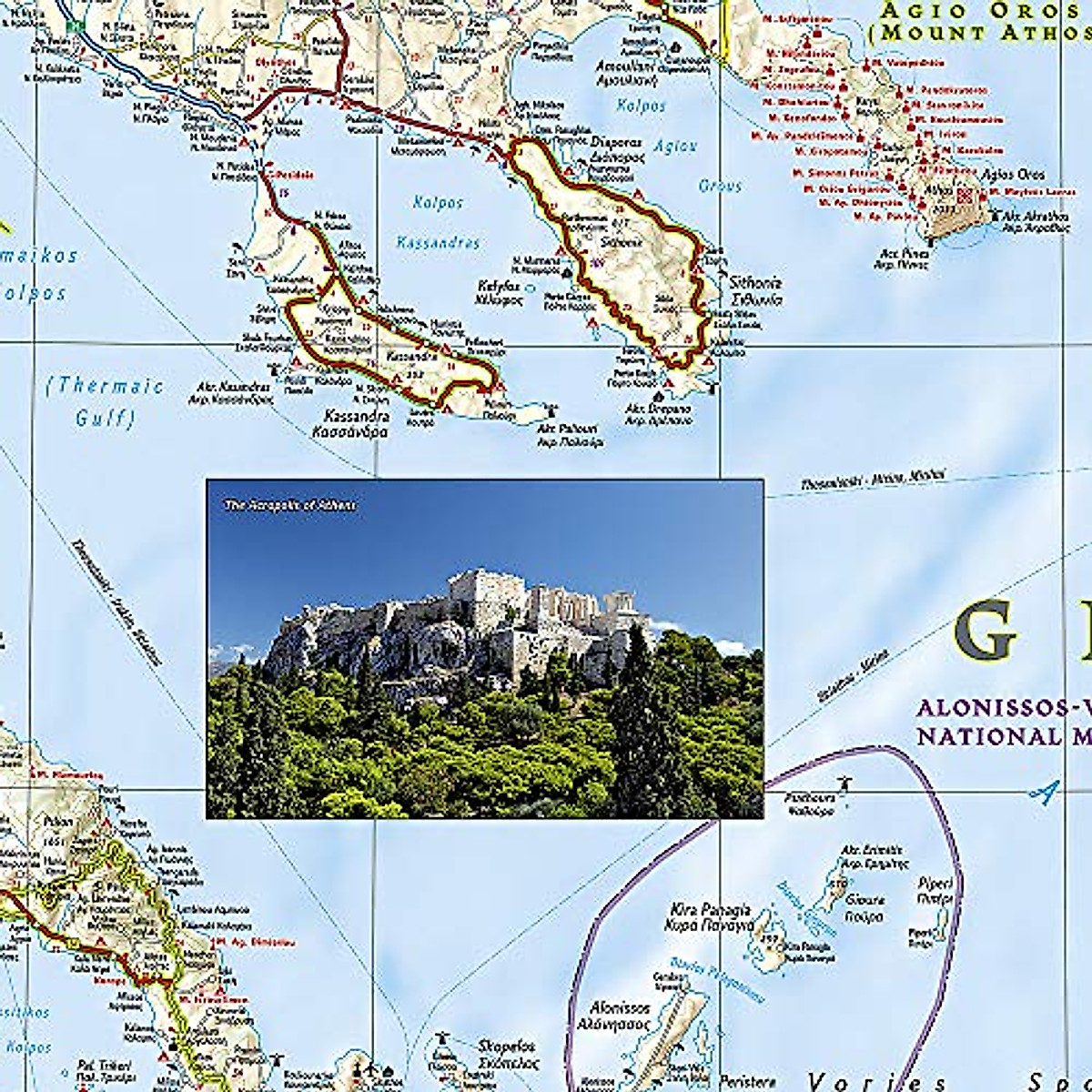 Greece Map (National Geographic Adventure Map, 3316)