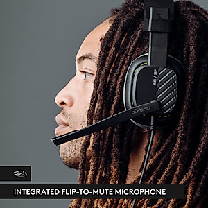 Astro A10 Gaming Headset Gen 2 Wired Over-Ear Headphones with flip-to-Mute Microphone, 32 mm Drivers, for Xbox Series X|S, Xbox One, Nintendo Switch, PC, Mac & Mobile Devices - Black