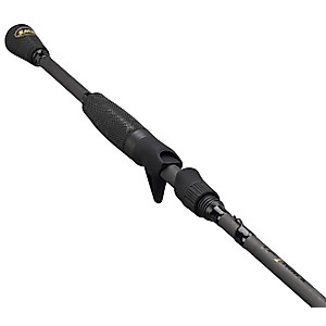 Lew's TP1 Black Speed Stick 6'10" Med HVY Mod Fast Casting HM50 Spinnerbait Rod (TP1B610MHF)