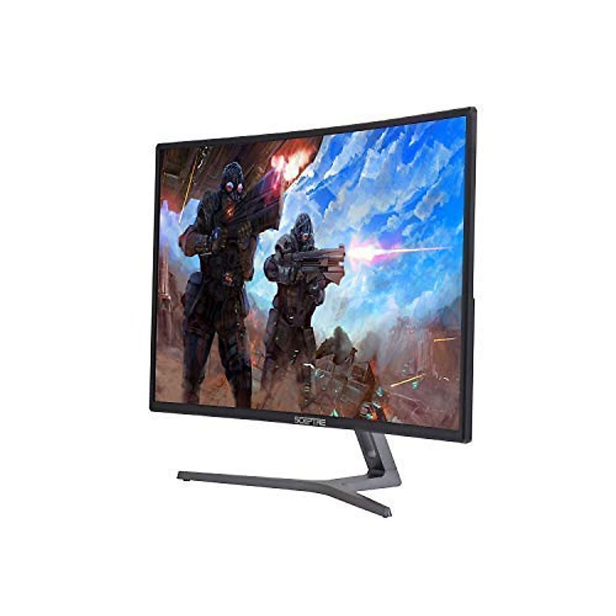 Sceptre 24-Inch,FHD 1080p Curved 144Hz Gaming Monitor AMD FreeSync 99% sRGB HDMI DisplayPort, Build-in SpeakersMachine Black