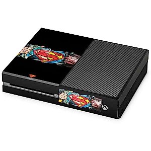 Skinit Decal Gaming Skin Compatible with Xbox One Console - Officially Licensed Warner Bros Superman S Shield Design