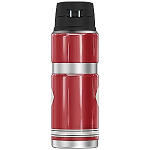 Power Rangers Red Ranger Emblem THERMOS STAINLESS KING Stainless Steel Drink Bottle, Vacuum insulated & Double Wall, 24oz