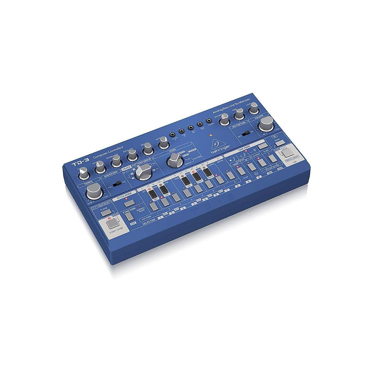 Behringer TD-3-BU Analog Bass Line Synthesizer - Blue