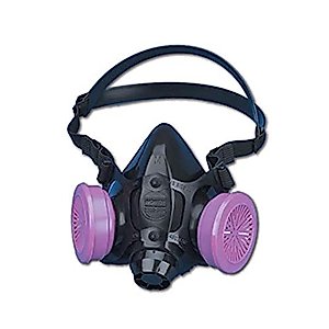North by Honeywell 770030M 7700 Series Half Mask Respirator W/O Filter, Capacity, Volume, Standard, Medium, Navy