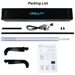 ENOMAKER Creality 3D Printer LED Light Bar Kit for Ende 3 V2 Neo Lighting Strip Upgrade LED Chip,24V Premium Warm White Soft Light, Engergy and Power Saving for Creality Ender 3/Pro/V2/V2 Neo
