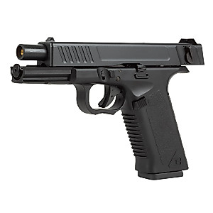 Barra Airguns 009 Full Auto BB Gun Pistol, CO2 Blowback Select Fire Air Pistols, BB Guns for Kids & Adults, 18-Round Drop-Free Magazine, 325 FPS, 177 Caliber BBS