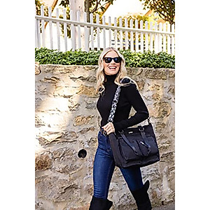 Baggallini New Classic Any Day Tote with RFID Phone Wristlet Black One Size