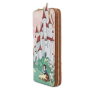 Loungefly Disney Snow White Castle Scene Zip Around Wallet