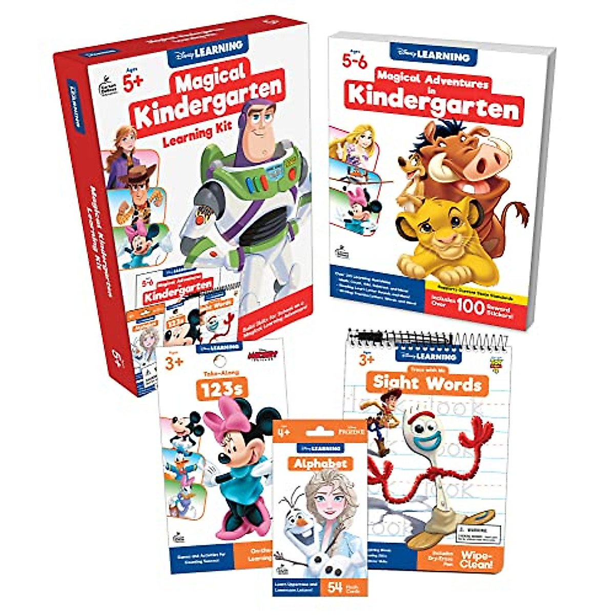 Disney Learning | Magical Kindergarten Learning Kit | 4 Products, Ages 3+