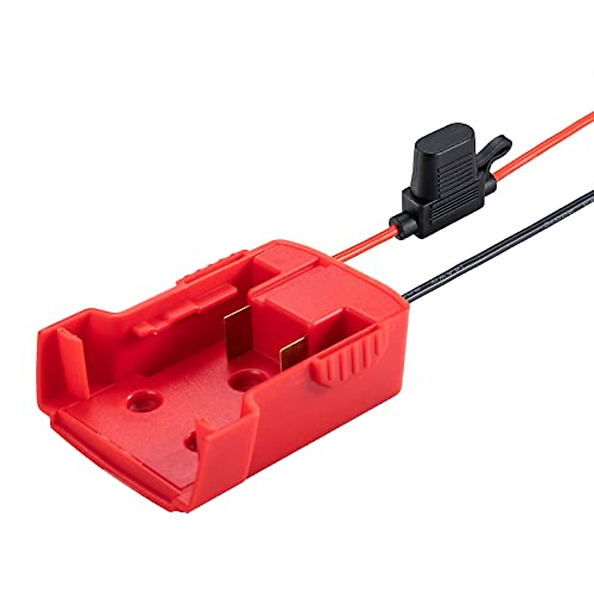 Anztek 2 Pack Power Wheels Adaptor for Milwaukee M18 18v Dock Power Connector 12 Gauge Robotics