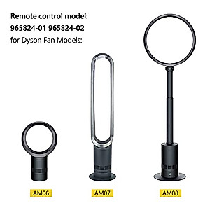 965824-01 965824-02 Replacement Remote Control for Dyson Fan Models AM06 AM07 AM08 with Magnetic