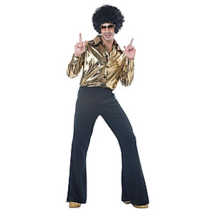 California Costumes MENS Disco King Adult Sized, Gold, Large US