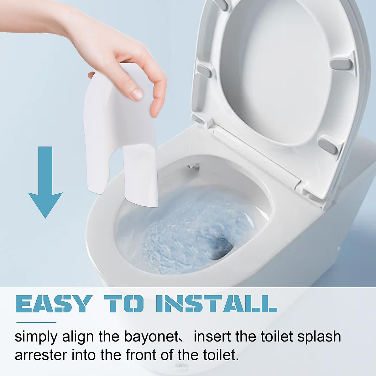 Portable Toilet Splash Guard for Directs Urine Home Care Disability Elevated and Boys Potty Training, Diversion Pee Guard Prevents Kids & Adult Men from Peeing Splash, Upgrad Fits Most Toilet Seats