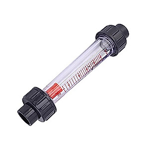 Quick Couplings LZB 15(D) Plastic Tube Flowmeter Liquid Rate Gauge High Accuracy Alkali Acid Resistant Pipe Connection - (Color: H40-400ml)