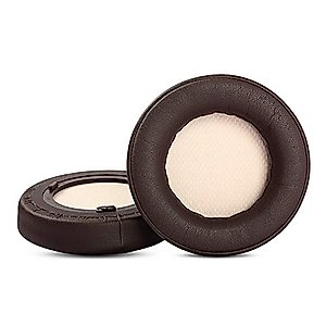 YunYiYi Replacement Ear Cushion Ear Cups Compatible with Corsair Virtuoso RGB Wireless SE Gaming Headset Memory Foam Ear Cover Repair Parts (Brown/Plastic Ring)