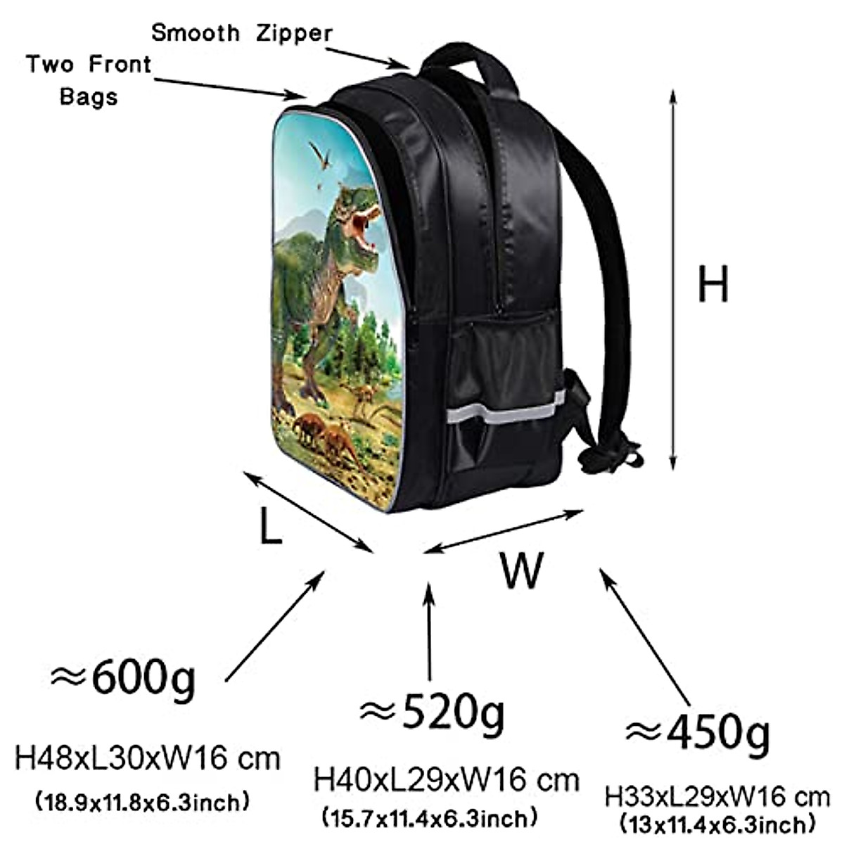 Fedalust Custom Backpack, Personalized Photo Bookbag School Backpack Lunch Box, Customize Travel Backpacks Back to School Accessories