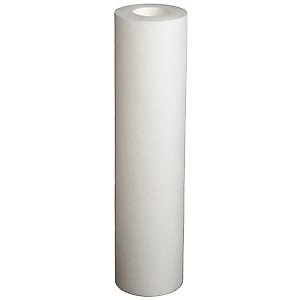 Pentair Pentek P25 Sediment Water Filter, 10-Inch, Under Sink Spun-Bonded Polypropylene Replacement Cartridge, 10" x 2.5", 25 Micron,White