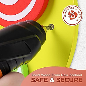 Monläurd® Caterpillar Montessori Busy Board,Sensory Board,Educational Toys,Activity Cube,Wall Toys,Daycare Furniture,Playroom Furniture,Interactive Toys,Wooden Toys,Learning Toys,Boys and Girls 6 M+