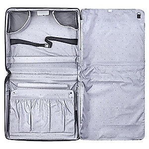 DELSEY PARIS Sky Max Softside Luggage Wheeled Garment Travel Bag, Black, One Size