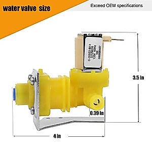 2023 Upgrade 000009120, 000008487, IH9120 Water Inlet Valve (OEM) Compatible with Manitowoc Ice Machines, 120V 60Hz 5W Fits popular S, Indigo and K-0250/0350/0450 Koolaire etc - 2 Year Warranty