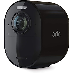 Arlo Ultra 2 Spotlight Camera 4K HDR (Camera only, SmartHub Sold Separately | Wireless Home Security Camera | Color Night Vision, Motion Sensor, 180º View, 2-Way Audio, Black