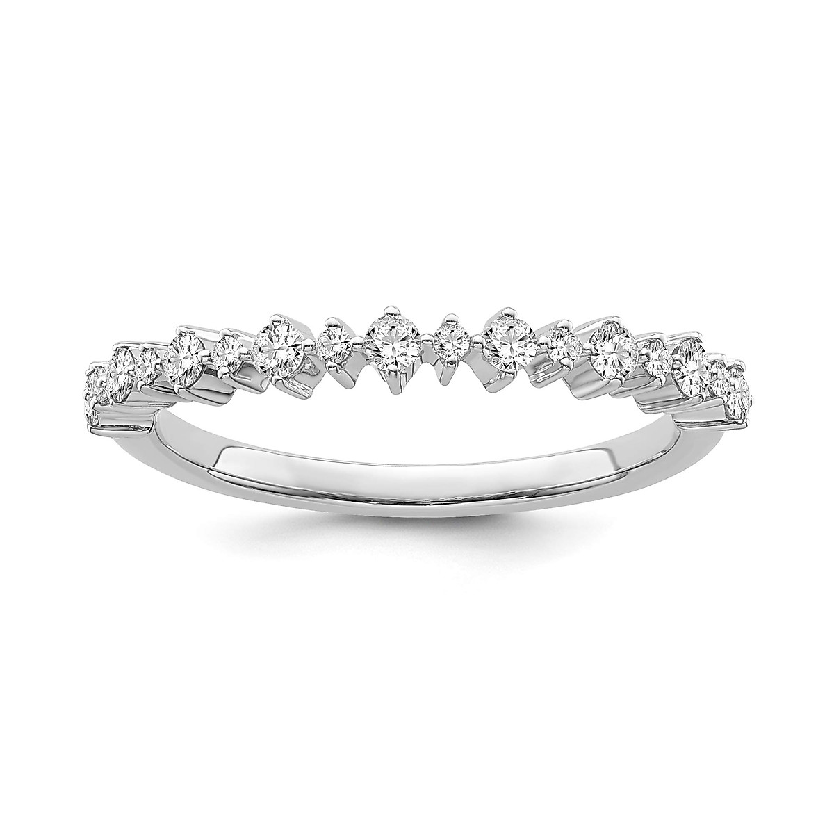 ARAIYA FINE JEWELRY 10K Yellow Gold Diamond Band Ring (1/4 cttw, I-J Color, I2-I3 Clarity), Size 6