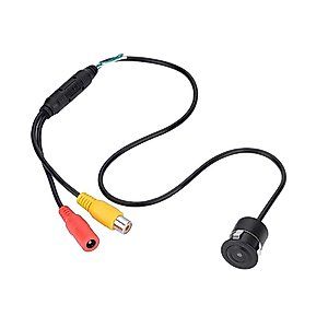 Mini Camera, 170° Wide Angle Wired CCTV CCD Mini Security Camera Hd IR Camera IP66 100W Night Vision Hidden Surveillance Camera for Car Monitor,Home,Warehouse NTSC