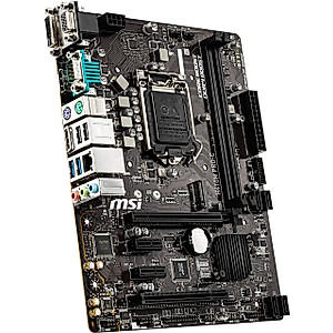 MSI H410M PRO-C ProSeries Motherboard (mATX, 10th Gen Intel Core, LGA 1200 Socket, DDR4, M.2 Slot, USB 3.2 Gen 2, 2.5G LAN, D-Sub/DVI/HDMI/DP)