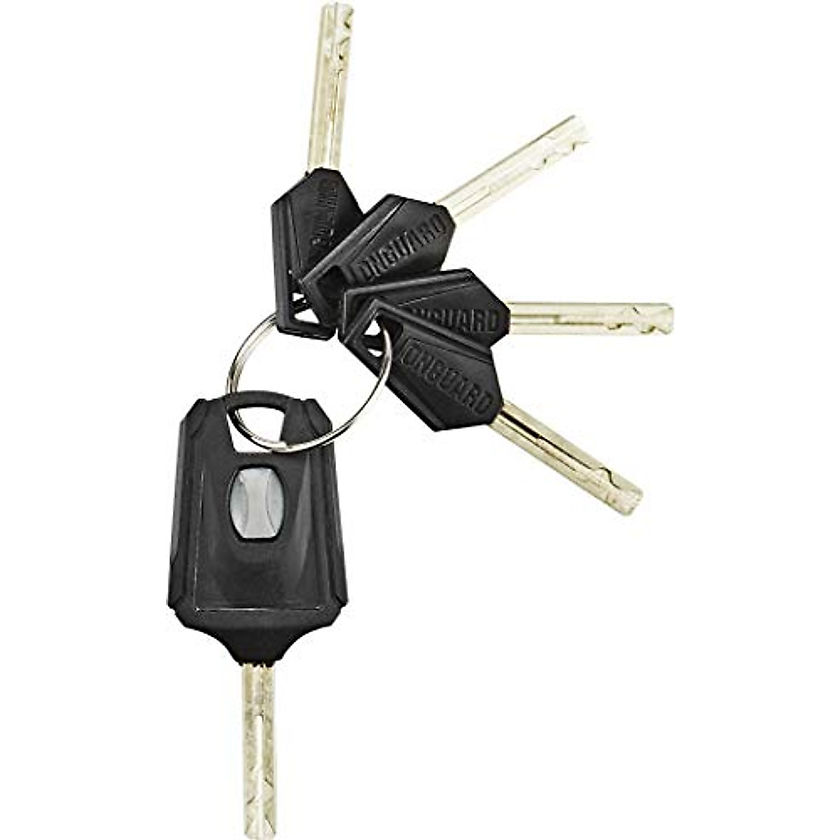 Onguard Brute LS-8000 Keyed Shackle Lock - Black, 11.5x26.0 cm