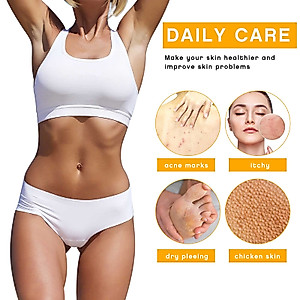 20 Pieces Exfoliating Wash Cloths Soft-weave Washcloths Nylon Facial Dual Sided Shower Scrubber for Body Face Bath Wash Rags Exfoliating Towel Bath Accessory for Skin Care, Beige