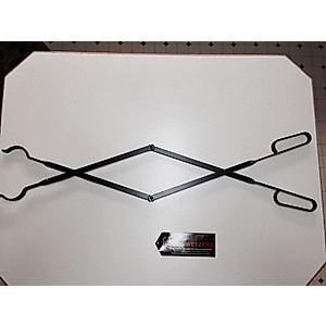 The Perfect Campfire Grill Extra Long Log Tweezers, Heavy Duty Fireplace Tongs, 40"