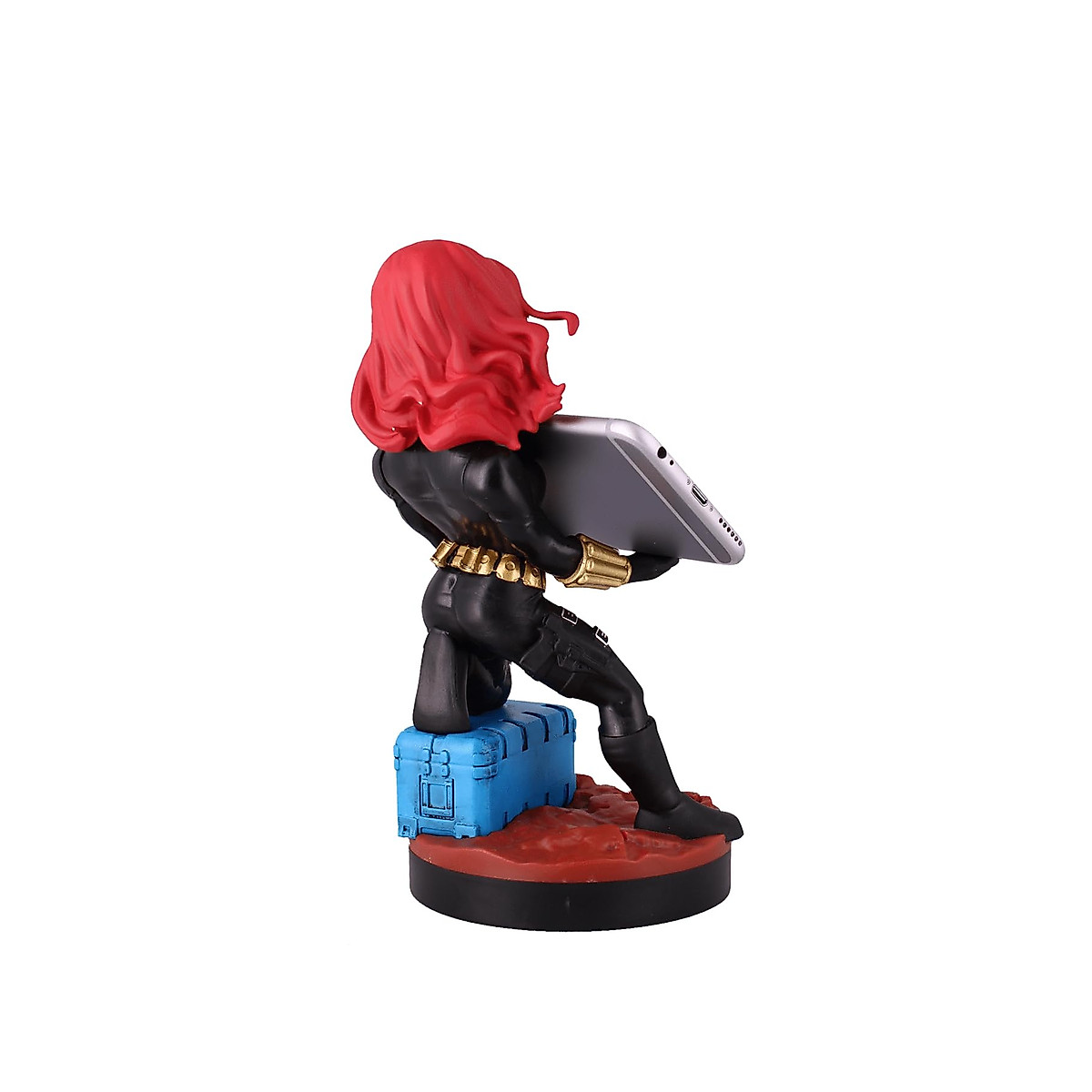 Exquisite Gaming: Marvel: Black Widow - Original Mobile Phone & Gaming Controller Holder, Device Stand, Cable Guys, Licensed Figure