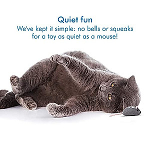 Feltcave Wool Cat Mouse Toys – Handmade Felt Mouse Cat Toy Without Catnip, Cat Toys for Indoor Cats, Cat Mice Toys 4-Pack