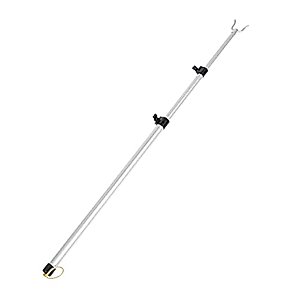 SHOWERORO 1pc Closet Clothes Rail Heavy Duty Shelves Pant Hooks for Closet Adjustable Hitch Metal Clothesline Pole Clothesline Poles for outside Clothesline Poles Outdoor Cloth Hanger Pole