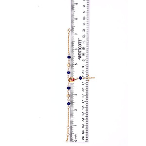 Small Rosary Bracelet Virgen de Guadalupe and Crucifix Pendant