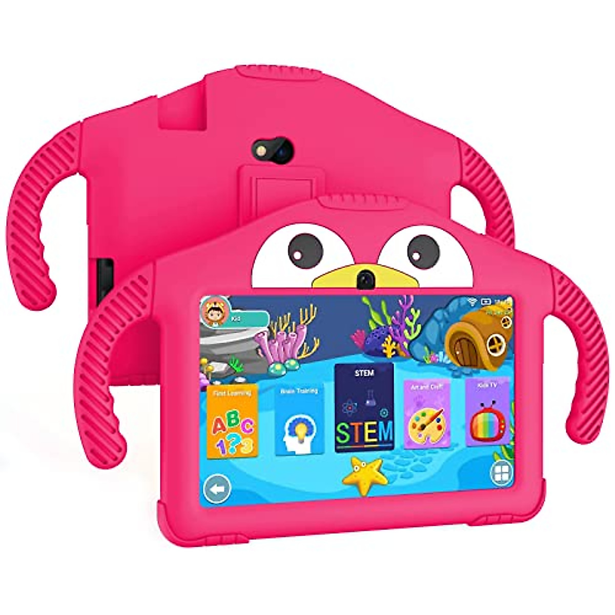 Kids Tablet, 7 inch Tablet for Kids 3GB RAM 32GB ROM, Android 11 Tablet with WiFi, Bluetooth, GMS, Parental Control, Shockproof Case, Google Play, YouTube, Netflix