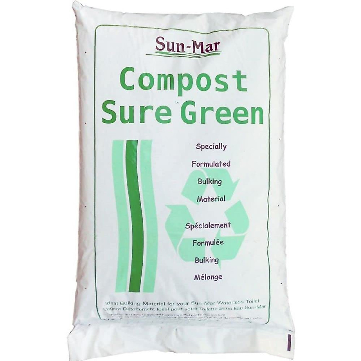 Sun-Mar Compost Sure Peat Moss and Hemp Mix 8 Pound Green Bag Pack of 2