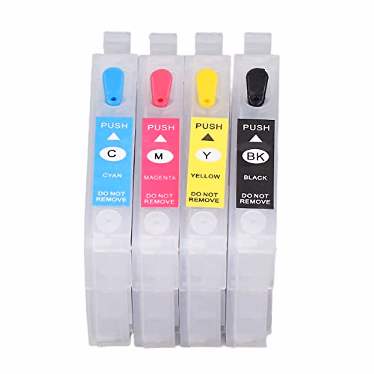 Hilitand 4 Colors Printer Ink Cartridge Office Use Printing Accessory Part Printer Ink Cartridge for Photo Paper Document (T1251/T1252/T1253/T1254)